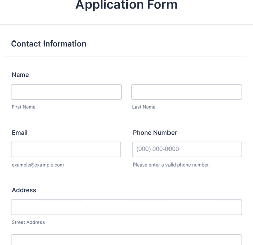 Community Learning Grant Application Form Template | Jotform