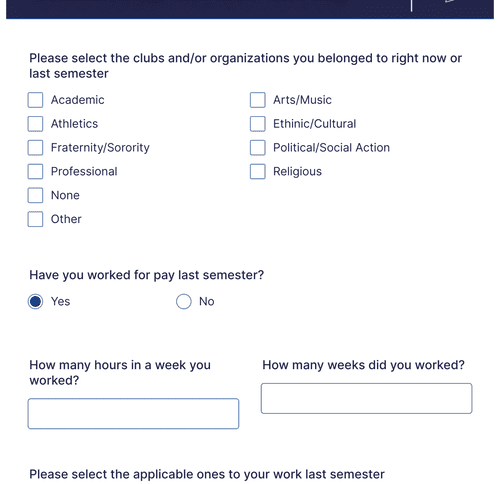 Community Service Survey Form Template | Jotform