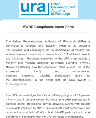 Compliance Intent Form Template | Jotform