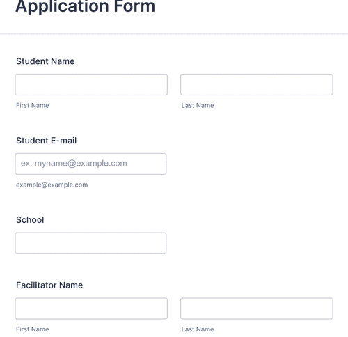 Conference Leadership Team Member Application Form Template | Jotform