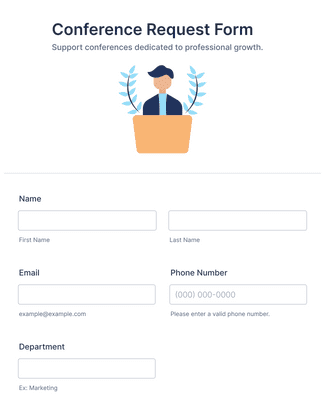 Conference Request Form Template | Jotform