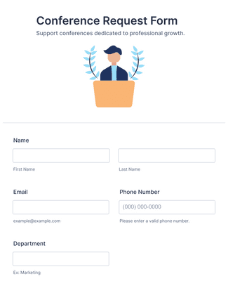 Conference Request Form Template | JotForm