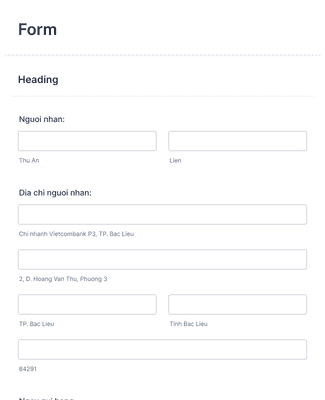 Consignee Form Template | Jotform