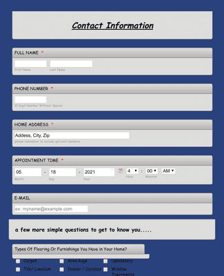 Contact form for Lead Generation Form Template | Jotform