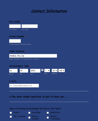 Contact form for Lead Generation Plantilla de formulario | Jotform
