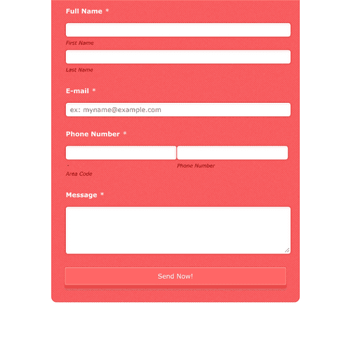 Christmas Theme Contact Form Template | Jotform