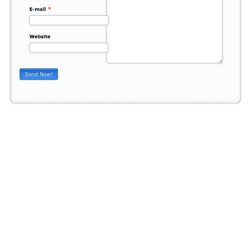 Contact Form with Rounded Theme - Blue Button Form Template | Jotform