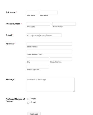 Contact Us Form Template | Jotform
