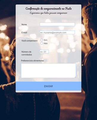 Convite para festa Modelo de Formulário | Jotform