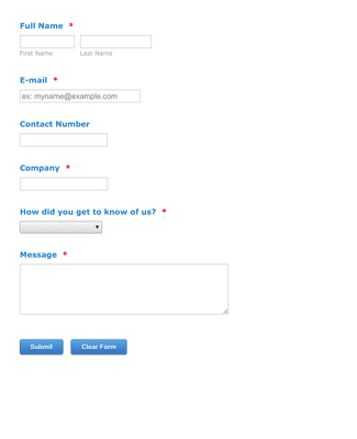 Coresight Request Demo Form Template | Jotform