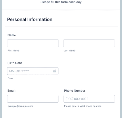 COVID-19 Report Forms - Form Templates | Jotform