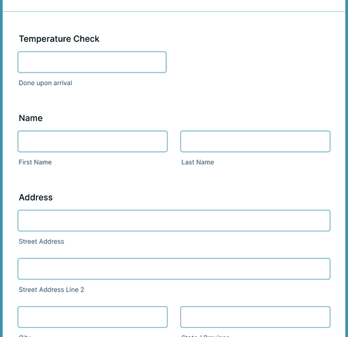 COVID-19 Precaution Form Template | Jotform