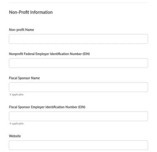 COVID-19 Response Fund Application Form Template | Jotform