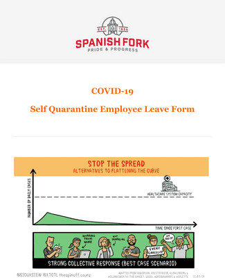 COVID-19 Self Quarantine Employee Leave Form Template | Jotform