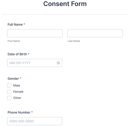 COVID-19 Testing Registration and Consent Form Template | Jotform