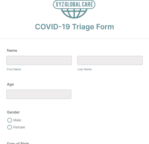 COVID-19 Triage Form Template | Jotform