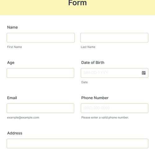 COVID-19 Vaccination Screening Form Template | Jotform