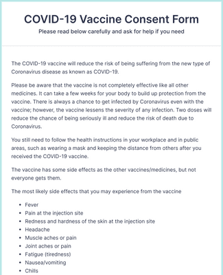 Client Consent Form Template | Jotform
