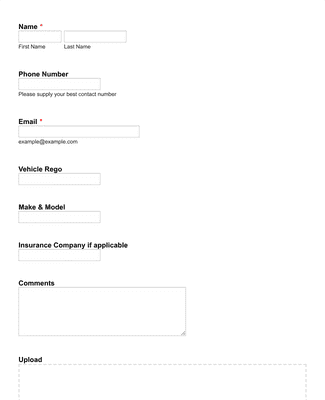 CREATE Contact form with image upload Form Template | Jotform