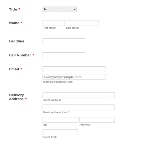Customer Registration Form Template | Jotform