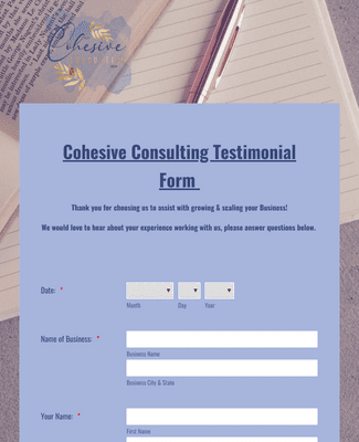 Customer Testimonial Form Template | JotForm
