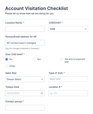 Customer Visit Report Template Form Template | Jotform