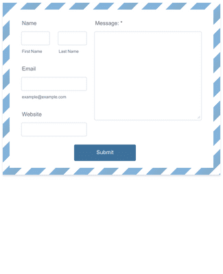 Fancy Envelope Contact Form Template | Jotform