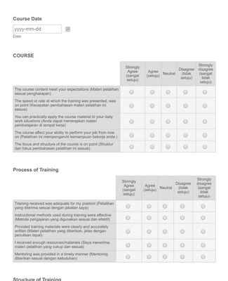 Student Course Evaluation Form Template | JotForm