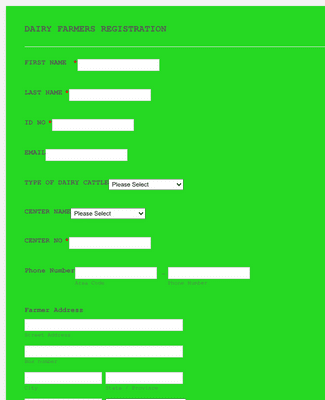Daily farmers registration Form Template | Jotform