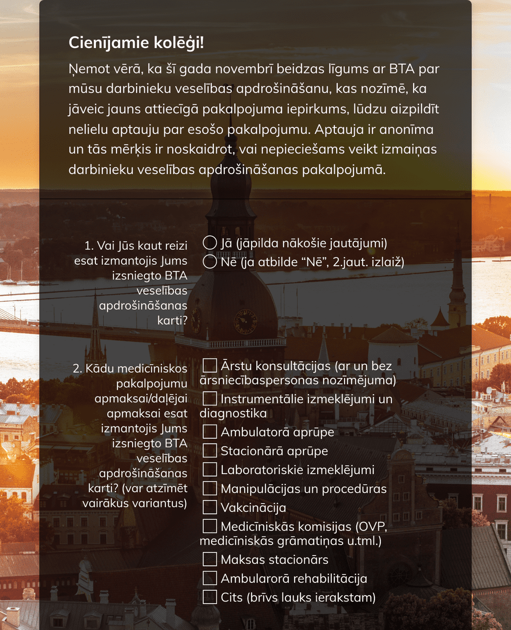 Darbinieku aptauja Form Template | Jotform