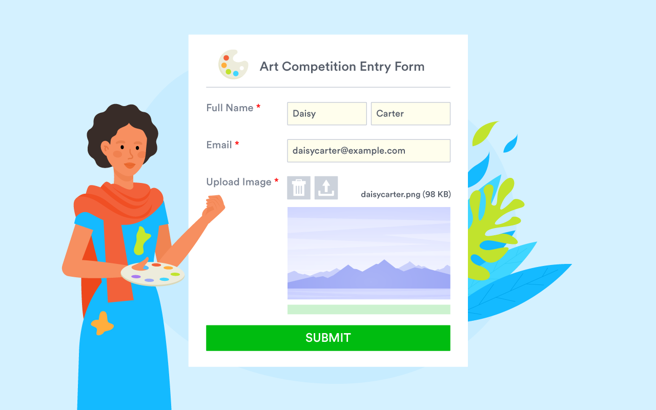 Image Upload Preview Form Widgets Jotform