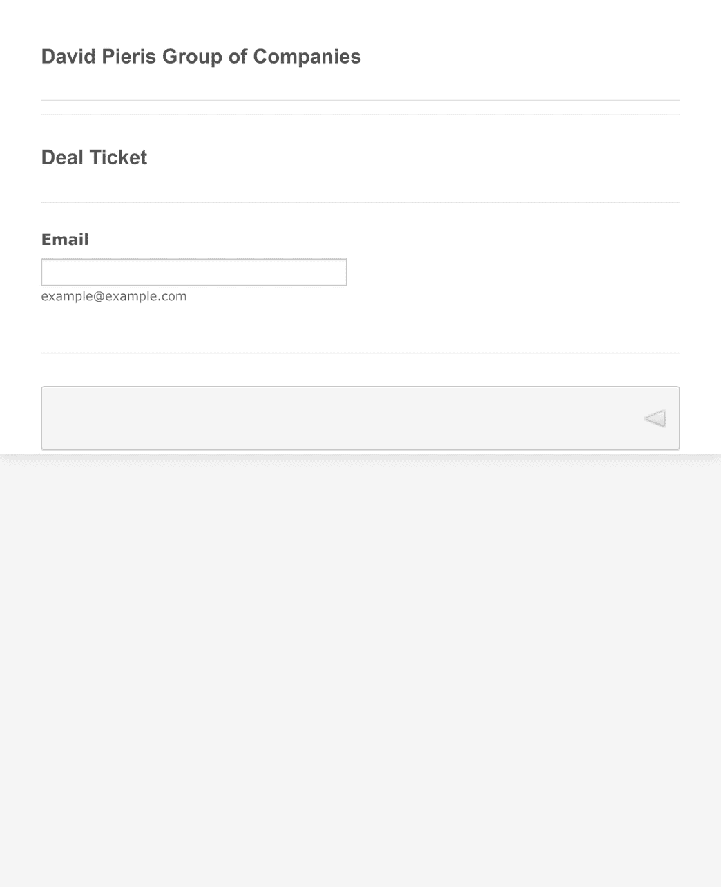 Deal Ticket Form Template | Jotform