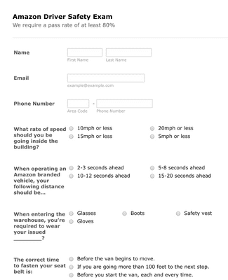 Delaware DSP Safety Form Template | Jotform