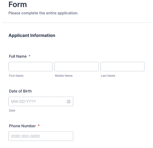 Delivery Driver Position Application Form Template | Jotform