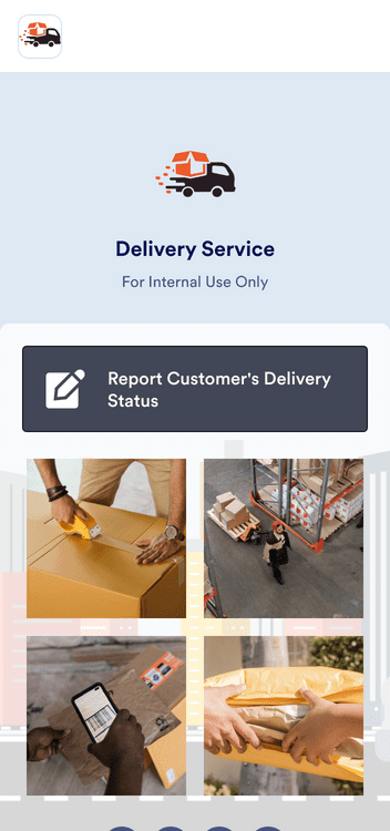 Delivery Schedule App Template | Jotform