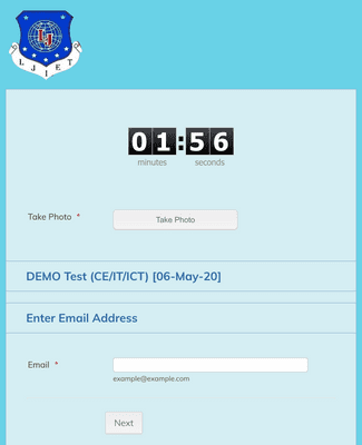 DEMO Test - Sample Form Template | JotForm