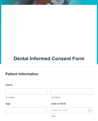 Dental Treatment Informed Consent Form Template | Jotform