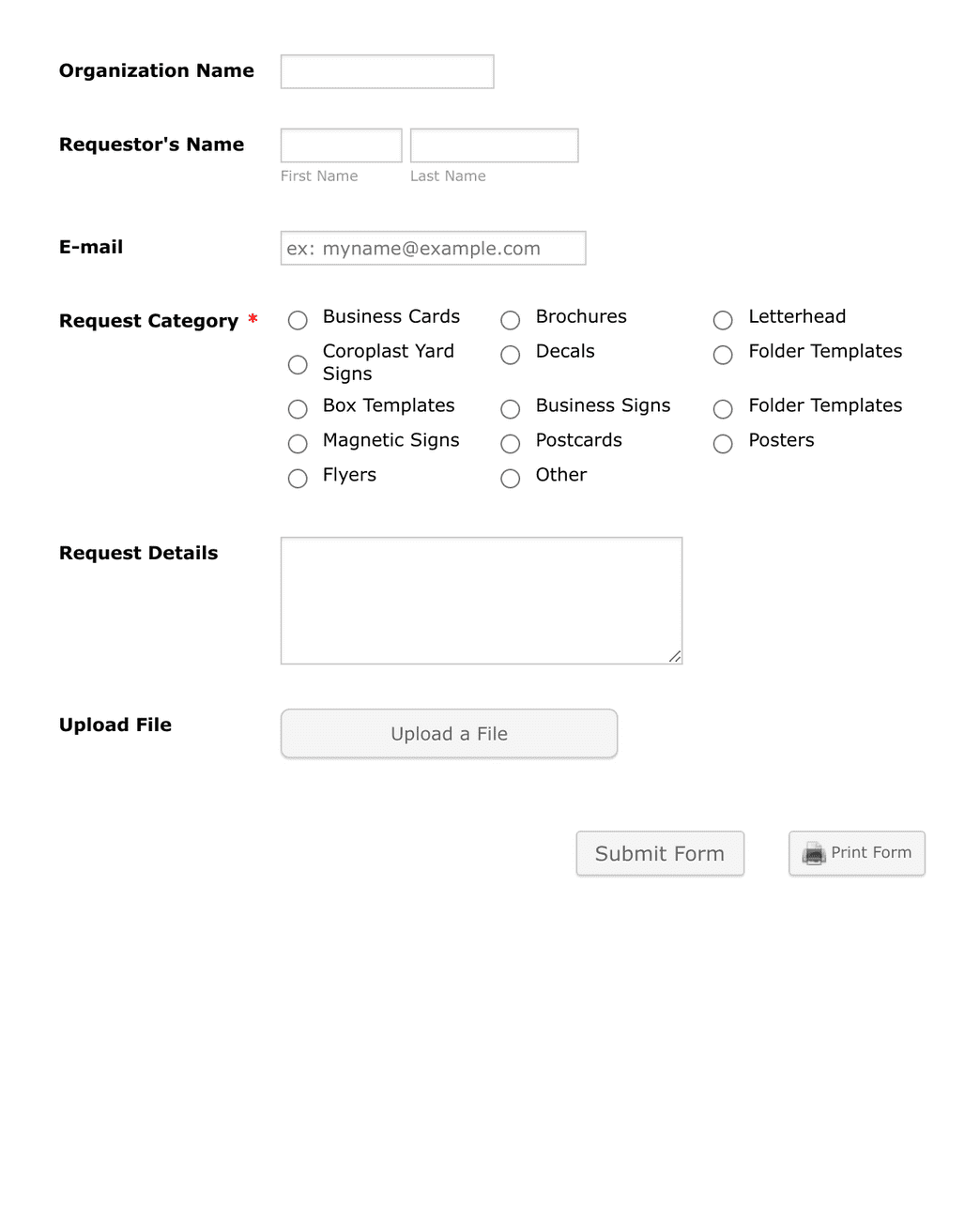 Cards Design Request Form Template | Jotform