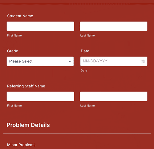 Discipline Referral Form Template | Jotform