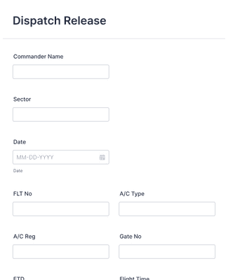 Dispatch Release Form Template | Jotform