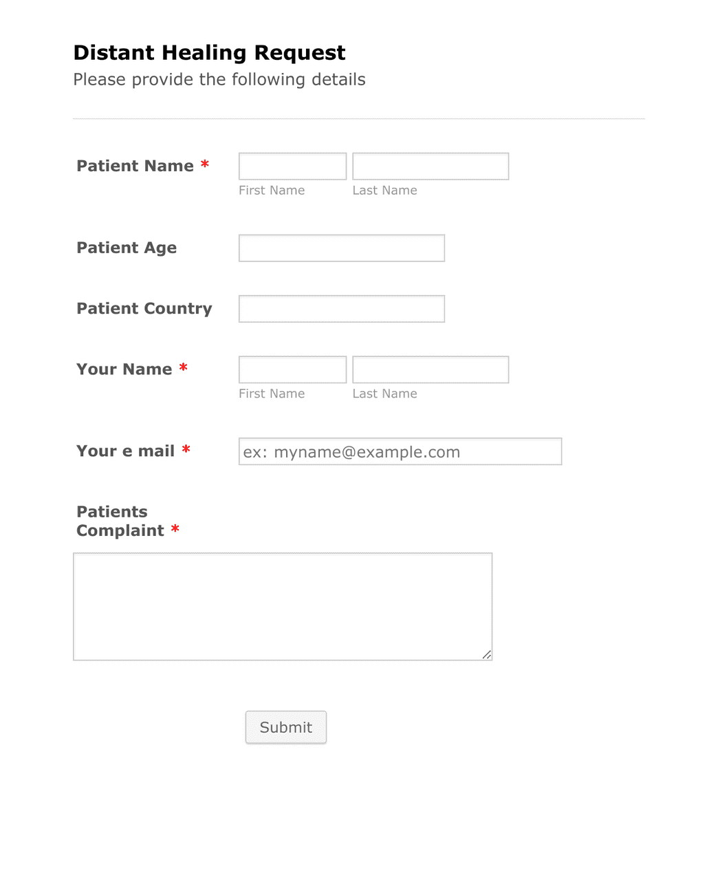Need assistance at a distance? Form Template | Jotform