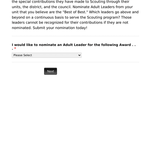 Award Nomination Form Template | Jotform