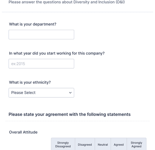 Diversity Survey Form Template | Jotform
