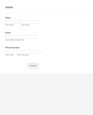 dmdm Form Template | Jotform