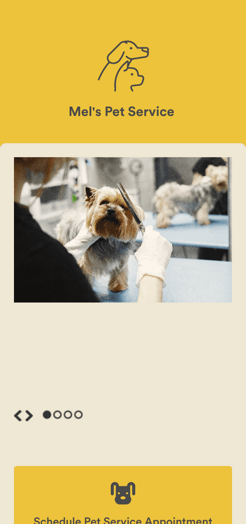 Dog Grooming App Template Jotform