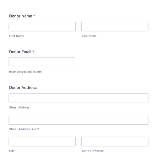 Donation Tracking Form Template | Jotform