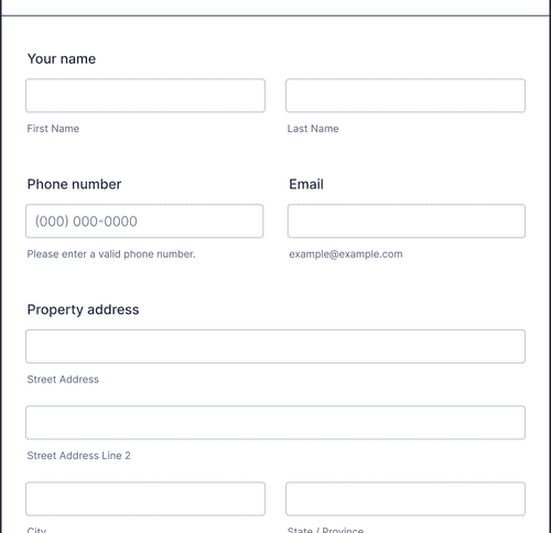 Drainage Survey Form Template | Jotform