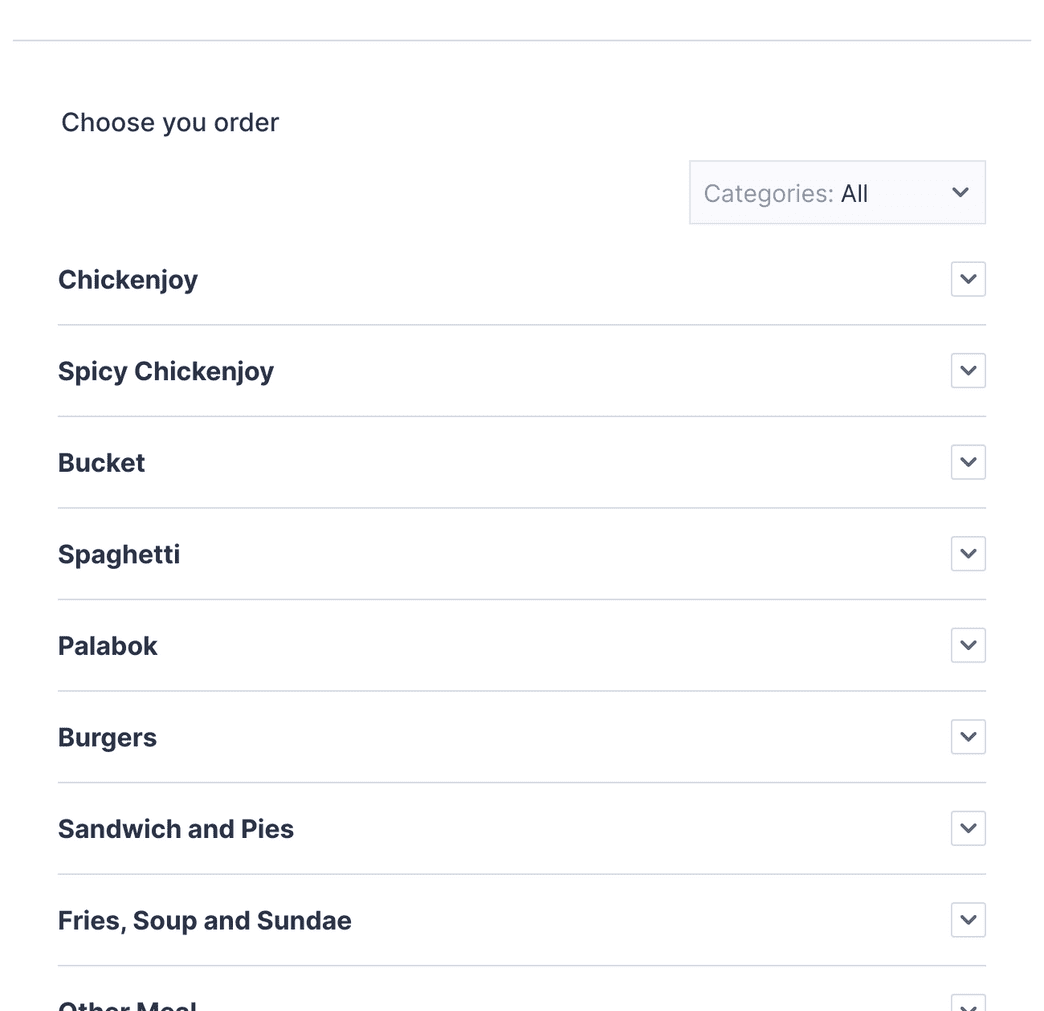 Drive Thru Meal Order Form Template | Jotform