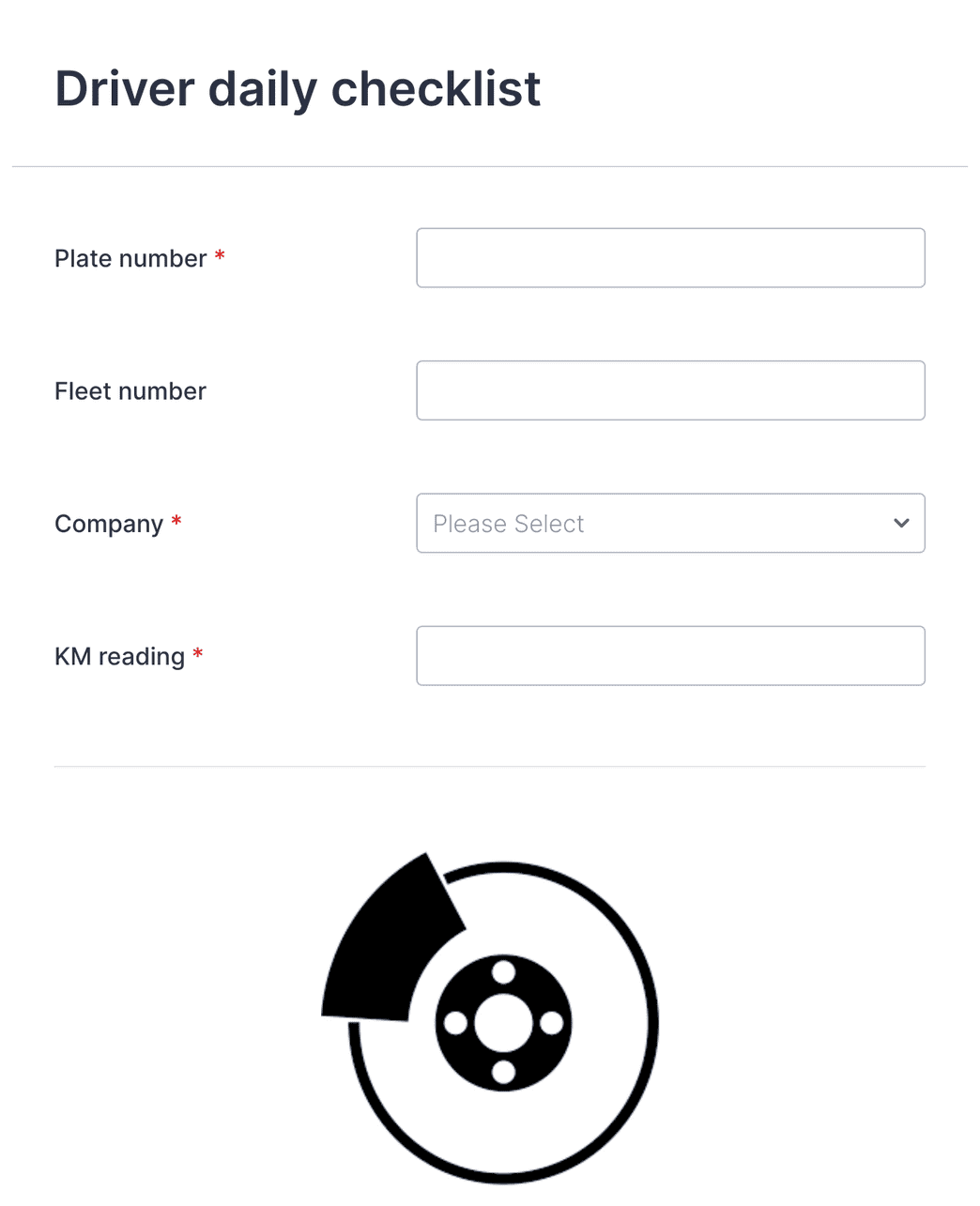 Driver daily checklist Form Template | Jotform
