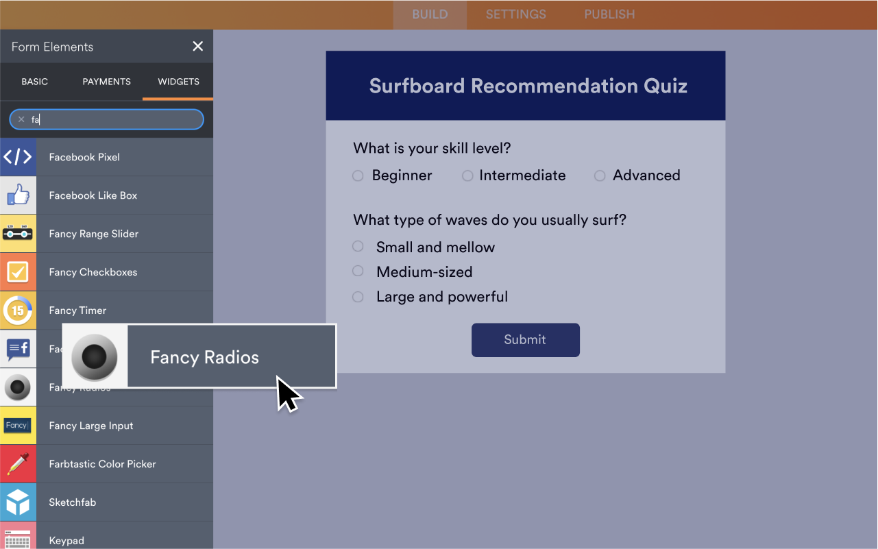 Radio Fantasia - Widget Moduli | Jotform